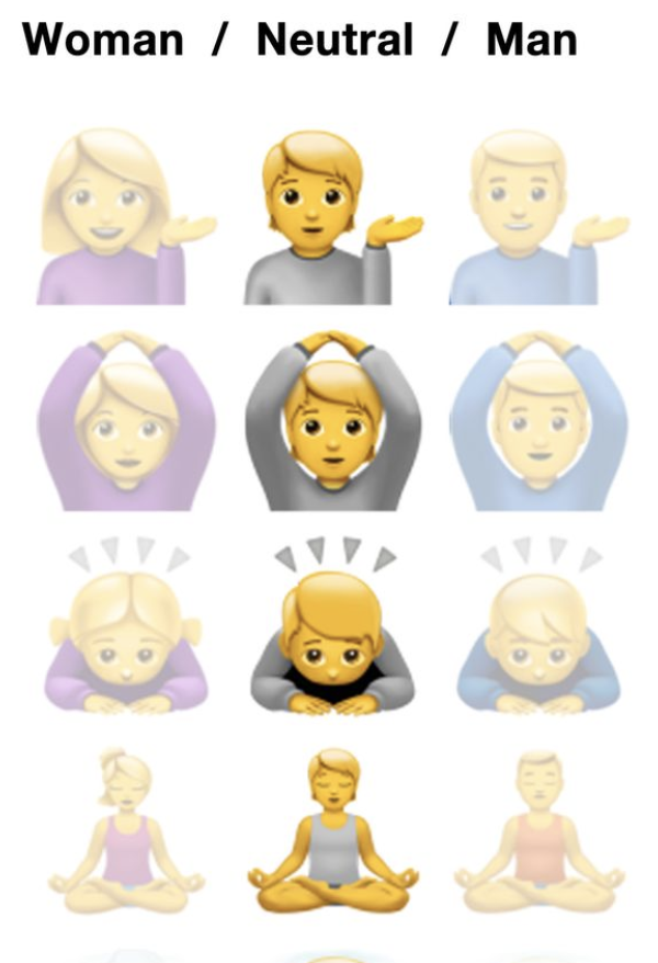 News: Gender-Inclusive Emojis Introduced In Latest iOS Update ...